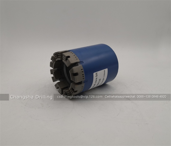 HQ Impregnated diamond bit Turbo matrix