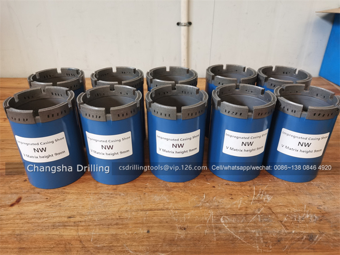 NW Impregnated diamond casing shoe